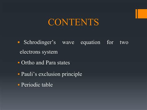 Solution Schrodinger Wave Equation For Two Electron System Otho And Para States Pauli Exclusion