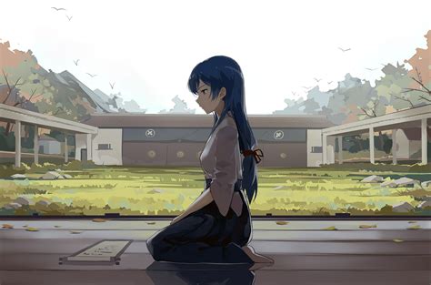 배경 화면 하늘 식물 만화 창문 건물 흑발 Tints And Shades 여가 그림 Cg Artwork 패션 디자인 미술 삽화 잔디 여행 좌석