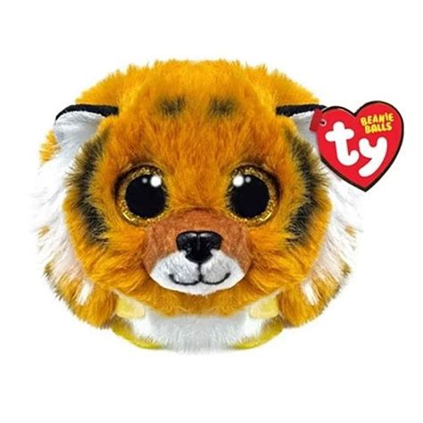 Ty Puffies Beanie Balls Plush Clawsby The Tiger 3 Inch