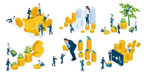 투자 투자자 은행 관리자 사업가에 대 한 비즈니스 개념의 집합 경영자에 대한 스톡 벡터 아트 및 기타 이미지 경영자 등장인물 러시아 Istock