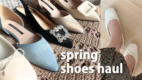 봄 신발 하울 👠 단화부터 힐까지 Youtube