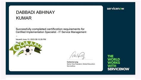 Dabbadi Abhinay Kumar On Linkedin Servicenow Cisitsm