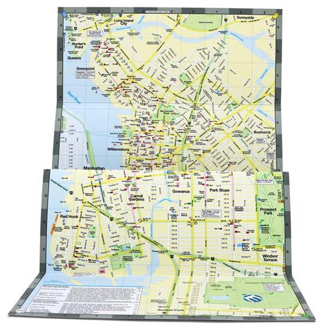 Brooklyn Neighborhood Street Map With Dining Shops And Sights Redmaps Red Maps