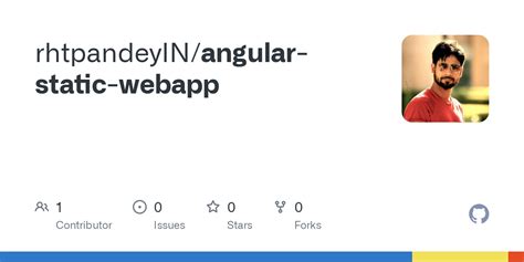 GitHub RhtpandeyIN Angular Static Webapp