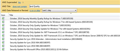 Spreading The Knowledge Deploying Security Only Updates For Sccm 2012 And Excluding Rollups