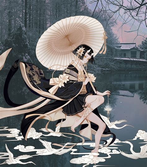 一组国产优秀插画作品欣赏！来自多名国内插画师画风潇洒的大作