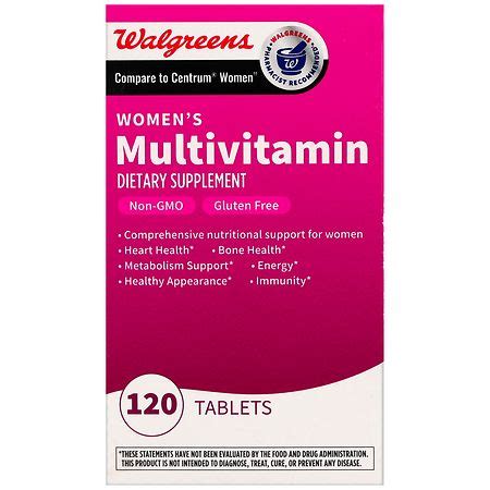 Walgreens Brand Multivitamins Walgreens