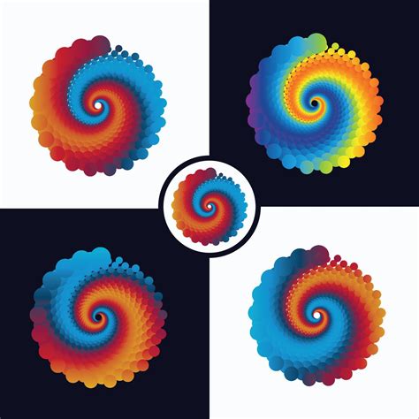 Abstract White Tiny Triangles In Circle Form Geometric Art Halftone