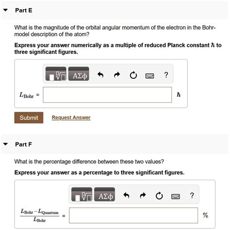 SOLVED What Is The Magnitude Of The Orbital Angular Momentum Of The Electron In The Bohr Model