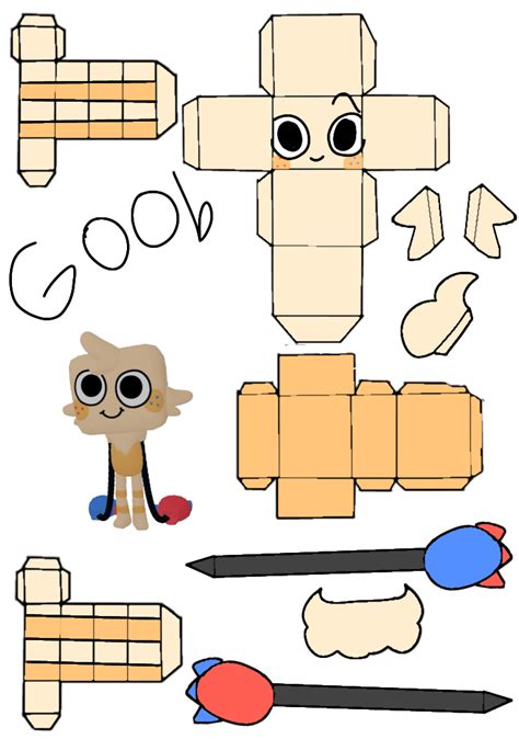 Goob Dandys World Papercraft Бумажные игры Смешные котята Денди