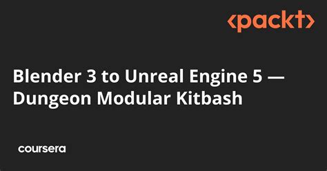 Blender To Unreal Engine Dungeon Modular Kitbash Welcome