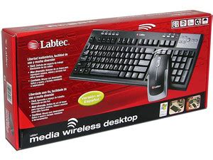 Teclado y Mouse Inalámbricos Labtec Media Wireless Desktop PS 2 pcel com