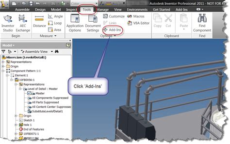 Choose The Tools Ribbon And Click Add Ins