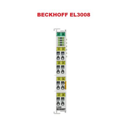 Beckhoff Analog Input Terminal El3008 Ethercat At ₹ 1000 Piece In New Delhi