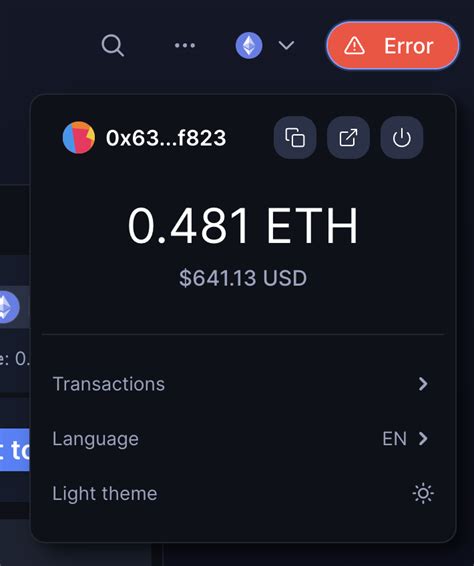 uniswap reports error in ui using ethereum injected provider · issue