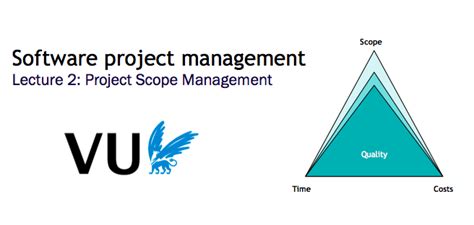ICT Institute Software Project Management Managing Scope