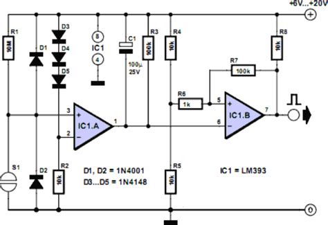 touch switch circuit diagram