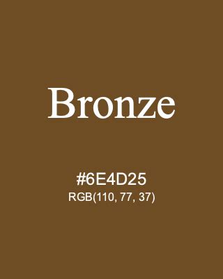 Bronze Color Code