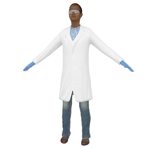 3d Female Scientist Model Turbosquid 1313825