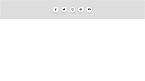 Social Media Buttons Html Css Only