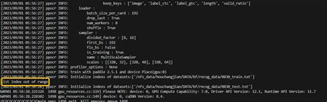 Paddleocr Chpp Ocrv4rechgnet 在读取数据时出现list Index Out Of Range，但是以前的版本并不会 · Issue 10798