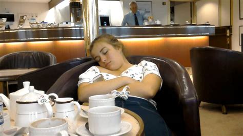 My Sister Sleeping On A Ferry Youtube
