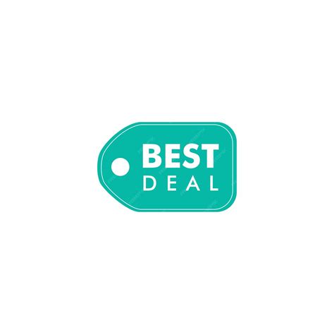 Premium Vector | Best deal vector logo design