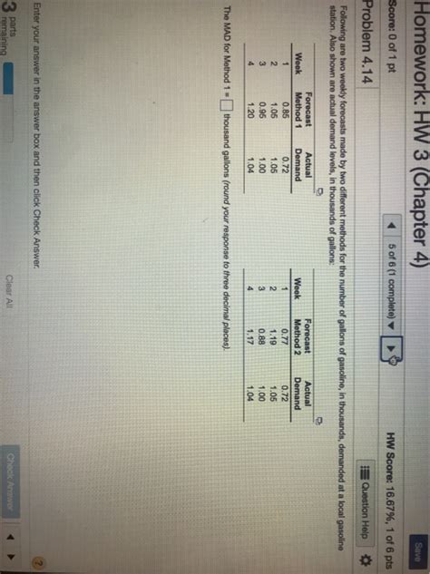 Solved Homework Hw 3 Chapter 4 Score 0 Of 1 Pt Problem