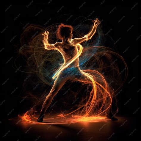 Premium Photo Dance Of Flames A Fiery Ballet In Digital Art Dance Of