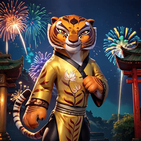 Tigress Celebrating The Upcoming New Year By Animsaiuniverse On Deviantart