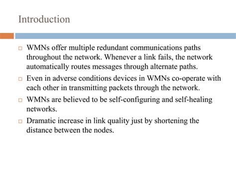 Cse Wireless Mesh Networks Pptpptx Computer Networking Computing