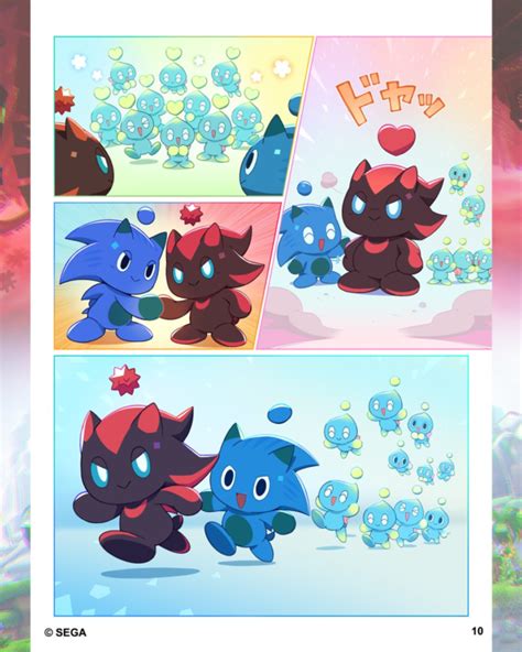 Sonic X Shadow Generations X Chao Manga Released Sonic City ⋆★ Sonic