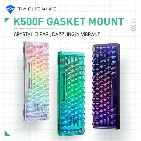 [Deliver In 72 hours]MACHENIKE K500F Gasket mount transparent ...