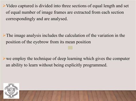 Stress Detection Using Image Processing Pptx