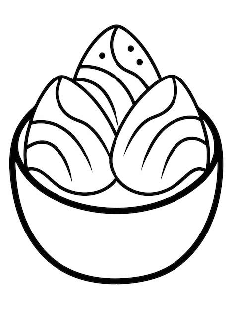 Deviled Eggs Coloring Sheet Images Free Download On Freepik