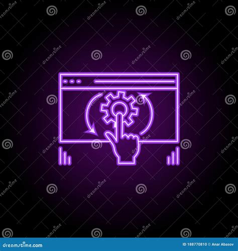 Implement Phase Icon Element Of Web Development Signs With Name For