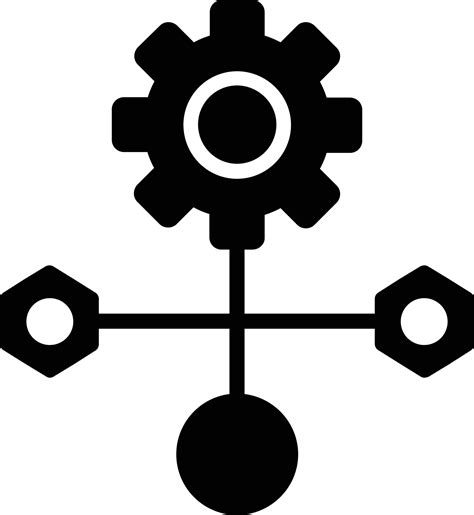 Workflow Glyph Icon Vector Art At Vecteezy