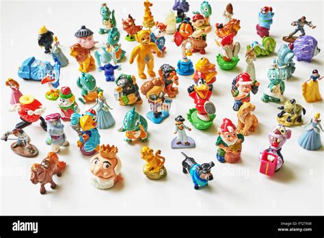 Large collection of small toys and toys of the Kinder Surprise Stock ...
