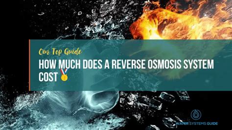 How Much Does A Reverse Osmosis System Cost Water Systems Guide