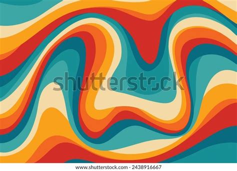 Wavy Bold Curved Lines Squiggles Ornament Stock Vector Royalty Free