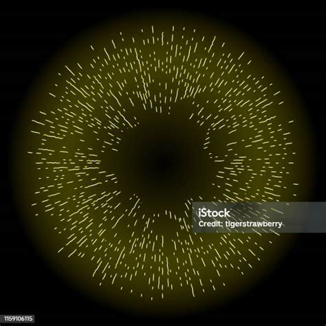검은 색 배경에 격리 된 골드 불꽃 놀이 벡터입니다 거룩한 황금 님버스 원 아우레올 성자 기호 문신 참조 벡터 7월에 대한 스톡 벡터 아트 및 기타 이미지 Istock