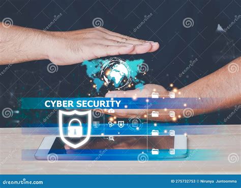 Cybersecurity Concept User Privacy Security And Encryption Internet Network Data Protection