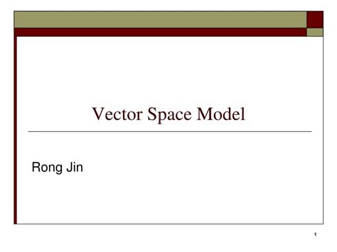 Ppt Vector Space Model Powerpoint Presentation Free Download Id