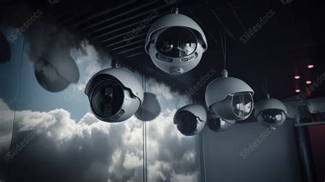 Rendering A 3d Security System Using Cloud Computing Technology Powerpoint Background For Free
