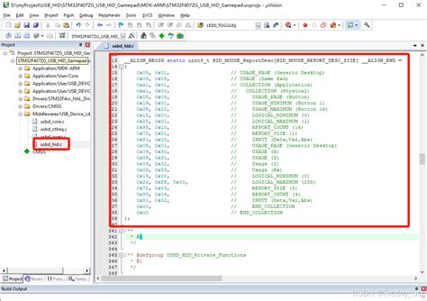 usb hid之gamepad游戏手柄代码生成流程（基于stm32f407zg，附源码） 游戏手柄的hid协议 csdn博客