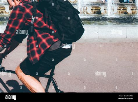 Man With Cycle Hi Res Stock Photography And Images Alamy