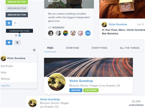 Creator Platform Ui Kit For Sketch Freebie Supply