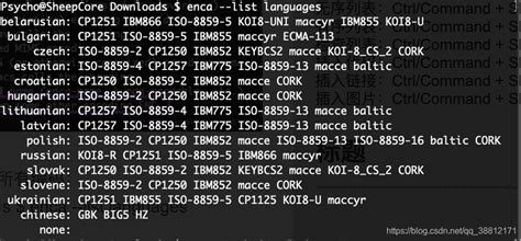 Mac 下编码转换 解决从 Gbk 到 Utf 8 文件编码问题sheepcore的博客 Csdn博客mac Utf8