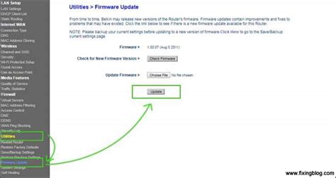 How To Update Belkin Wireless Router Firmware Fixingblog