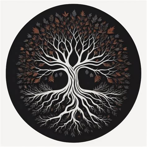 Premium Photo A Tree With A Tree In The Middle Of It